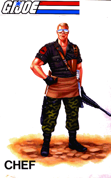 Gi-Joe Original "Chef" Drawing